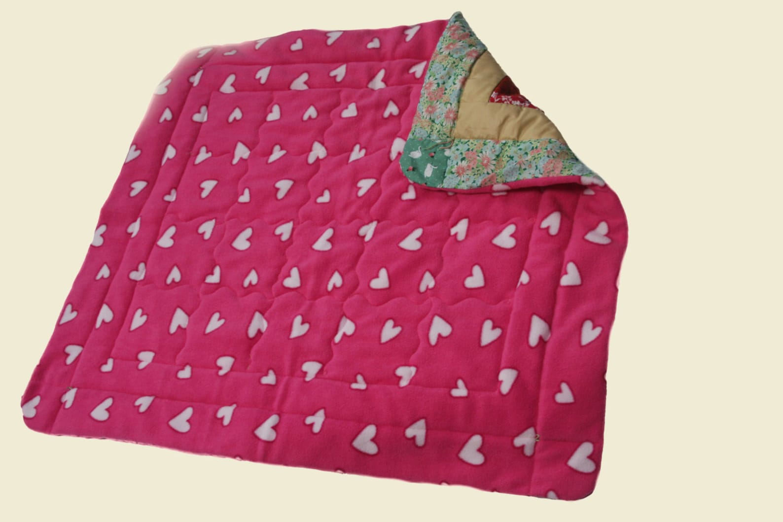 Handmade Patchwork Quilted Playmat for Baby Girl - Etsy