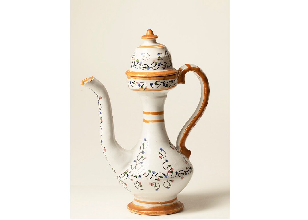 Vintage Long Necked Teapot, Ceramic, Teapot, Glazed - Etsy