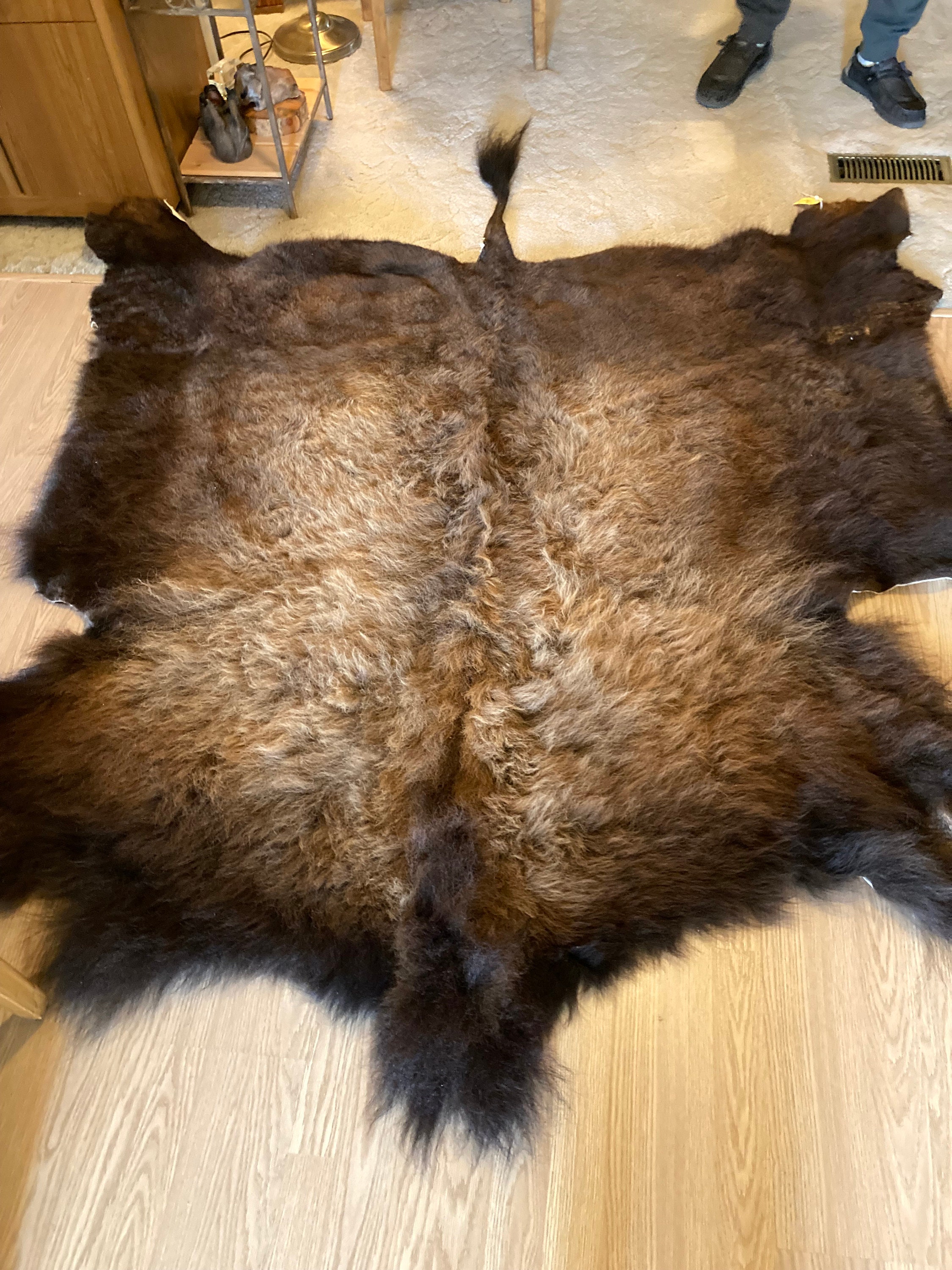 Buffalo Hives Tanned Hides Robes 28 Square Feet - Etsy
