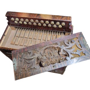 Accordion Vintage Squeeze Box Antique Supertone Accordeon Made in ...