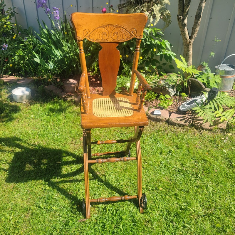Wooden High Chair - Etsy
