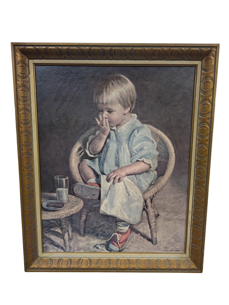 Vintage James Ingwersen Framed Prints • Gretchen and Gary, MCM Wall Art ...