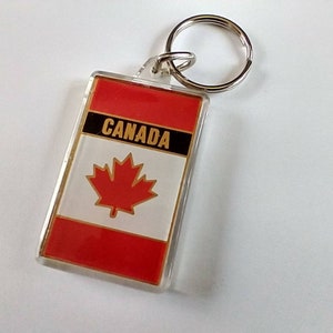 Vintage Keychains Souvenir Canada Novelty Lucite Metal Toronto - Etsy