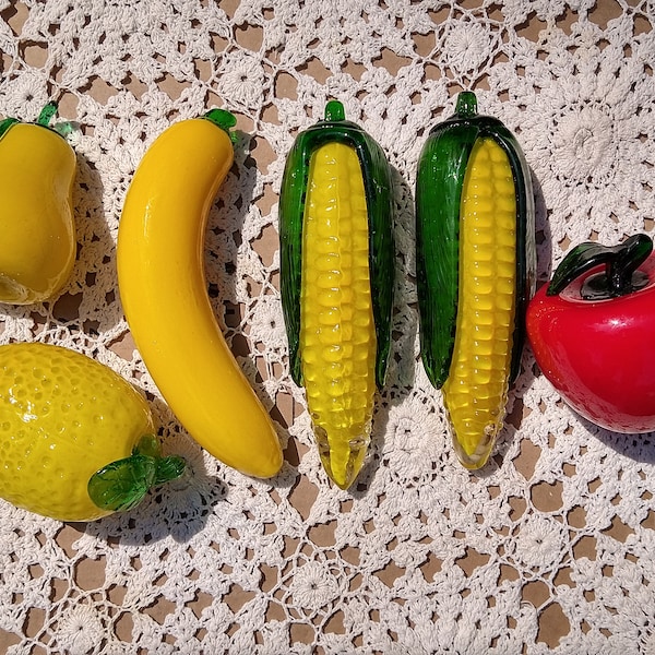 Artificial Glass Fruit - Etsy