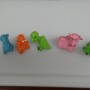 Vintage Rubber Eraser Choice Diener Animals Pencil Lead Eraser Itty ...