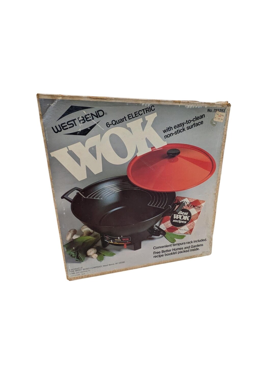 Vintage Wok New in Box West Bend 80's Kitcken Chinese Cooking With ...