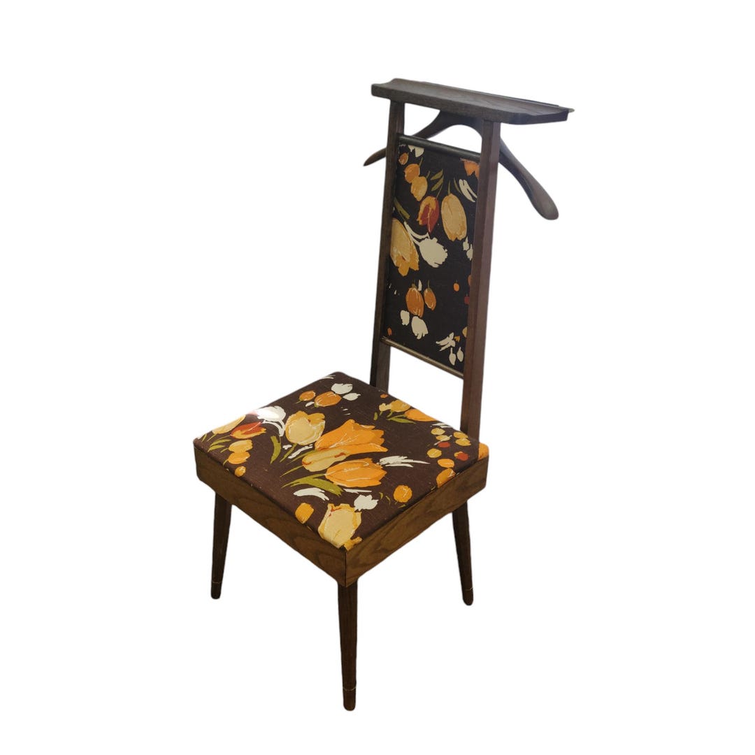Vintage Chair Butler Valet Mid Century Modern Wardrobe Suit Hanger ...