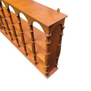 Wall Shelf Large Vintage Display Wooden 36 X 20 1/4 X 5 1/2 MCM Shadow ...