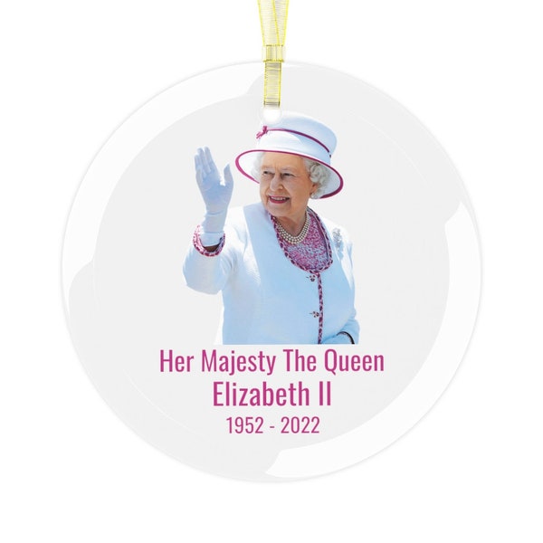 Queen Elizabeth Ii Memorial Ornament - Etsy