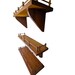Vintage Wooden Spindle Rail Wall Shelf – Country Cottage Farmhouse ...