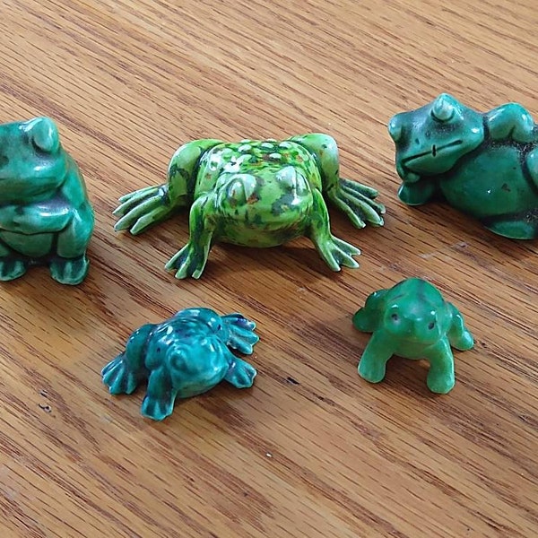 Porcelain Frog - Etsy