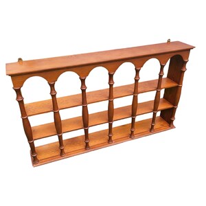 Wall Shelf Large Vintage Display Wooden 36 X 20 1/4 X 5 1/2 MCM Shadow ...
