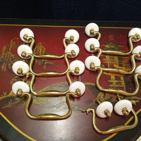 Aged Brass Handles Cabinet Knobs and Pulls | Antique Gold Kitchen Pulls | Solid Brass Cabinet ...