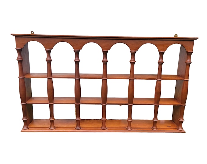 Wall Shelf Large Vintage Display Wooden 36 X 20 1/4 X 5 1/2 MCM Shadow ...