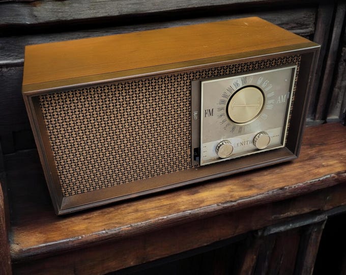 Vintage Radio Zenith Tube Radio Mid Century Wooden Case MCM 1960's ...