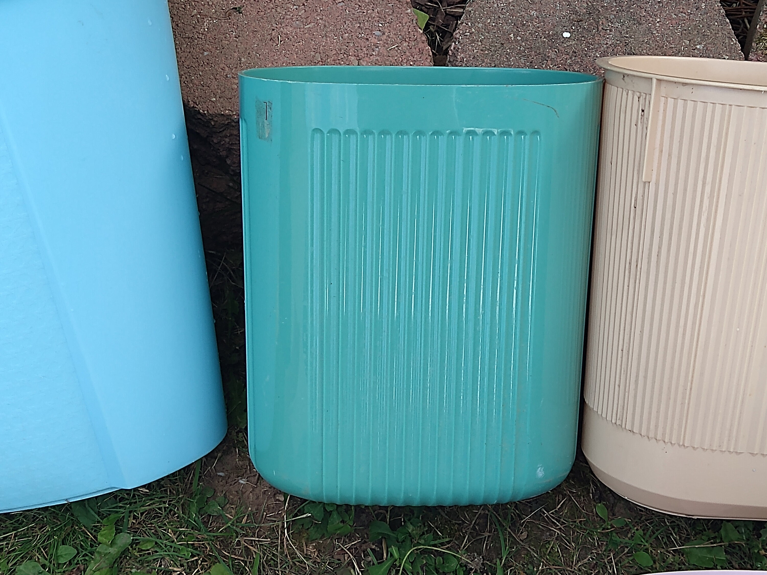 Waste Basket Bin Vintage MCM Retro Garbage Trash Can Planter - Etsy