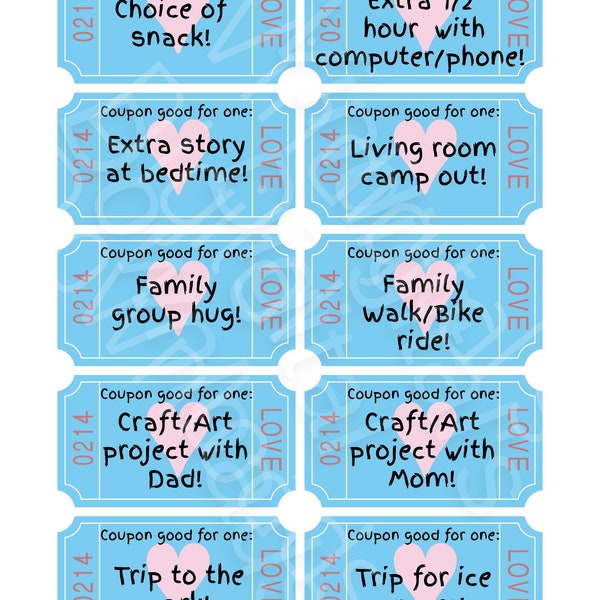 Kids Reward System - Etsy