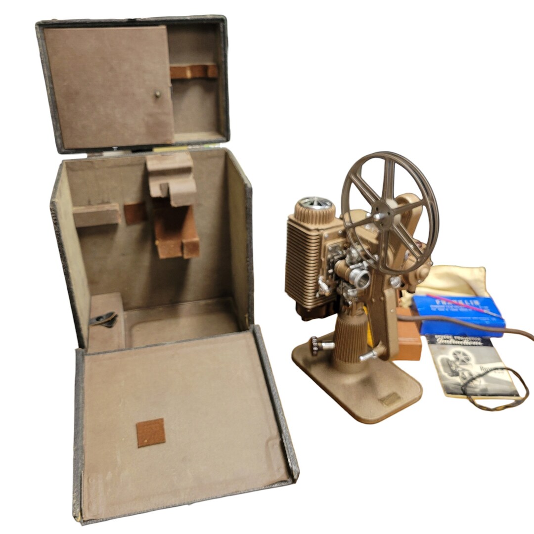 8mm Film Projector Vintage Portable Revere Model 85 With Case Working ...