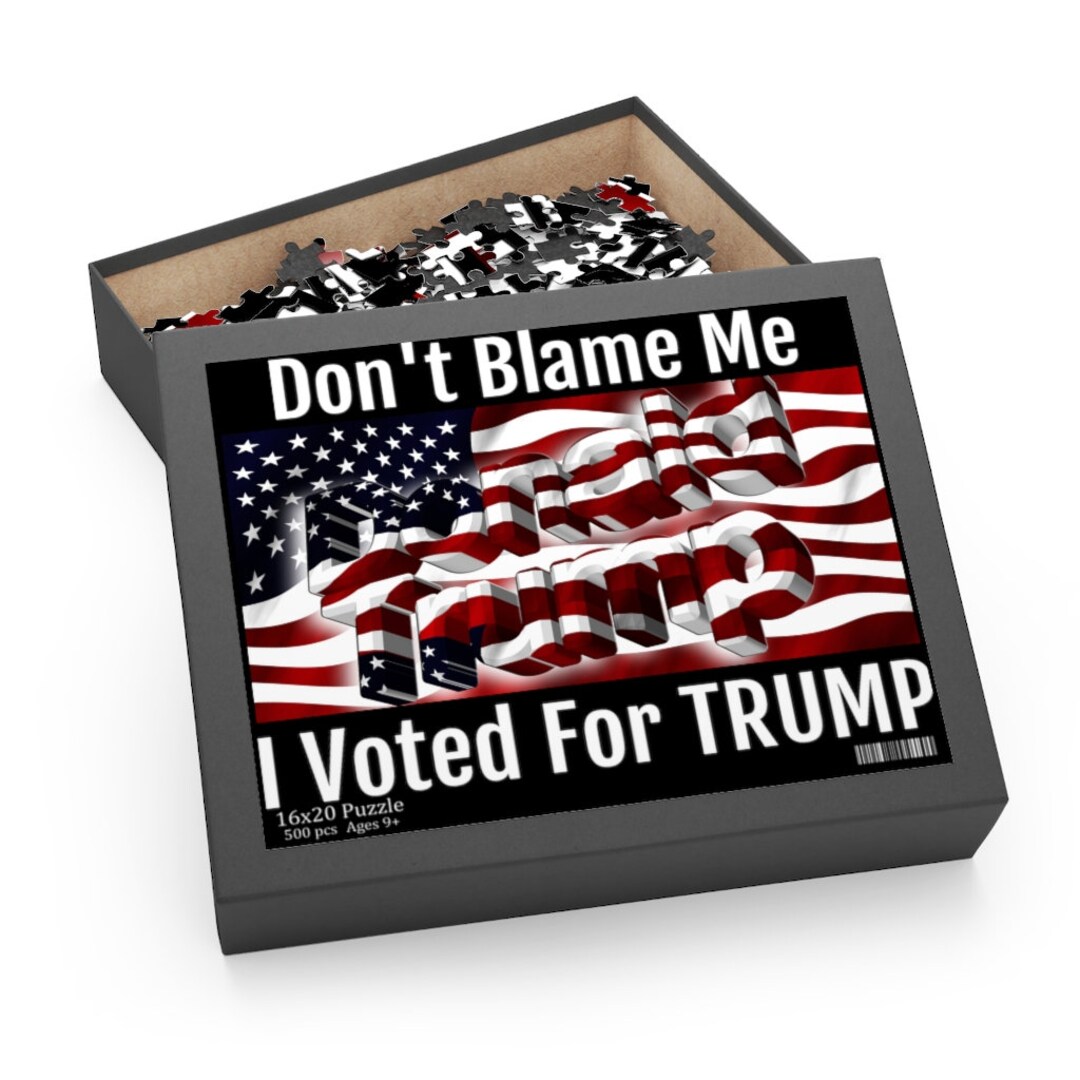 Donald Trump Jigsaw Puzzle American Flag 120 252 500-piece - Etsy