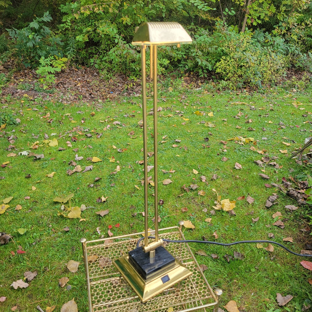 Vintage Task Work Desk Lamp Marble Brass Piano Lamp Adjustable - Etsy