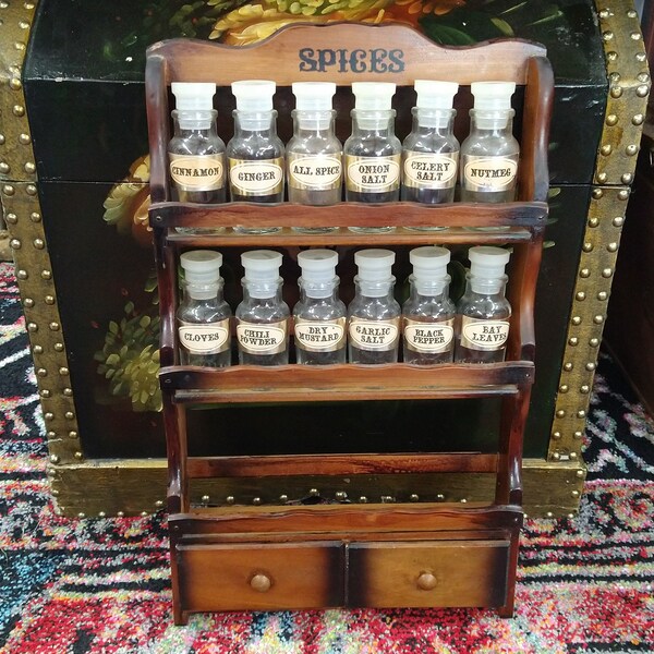 Vintage Spice Rack - Etsy