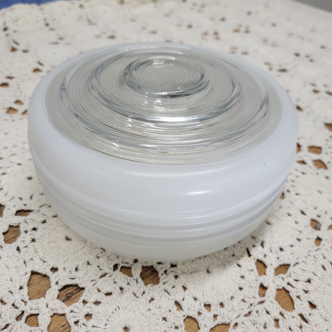 Ceiling Shade Light Replacement Shade Vintage Round Glass Deco Mid ...