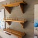 Vintage Wooden Spindle Rail Wall Shelf – Country Cottage Farmhouse ...