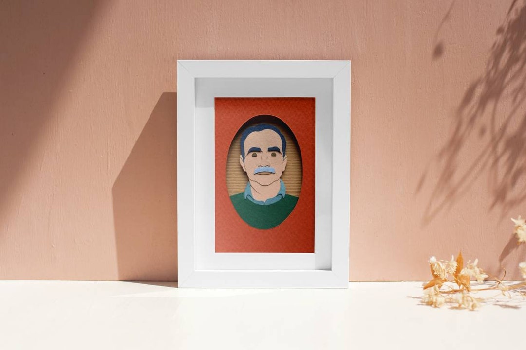 Personalised Papercut Single Portrait - Etsy