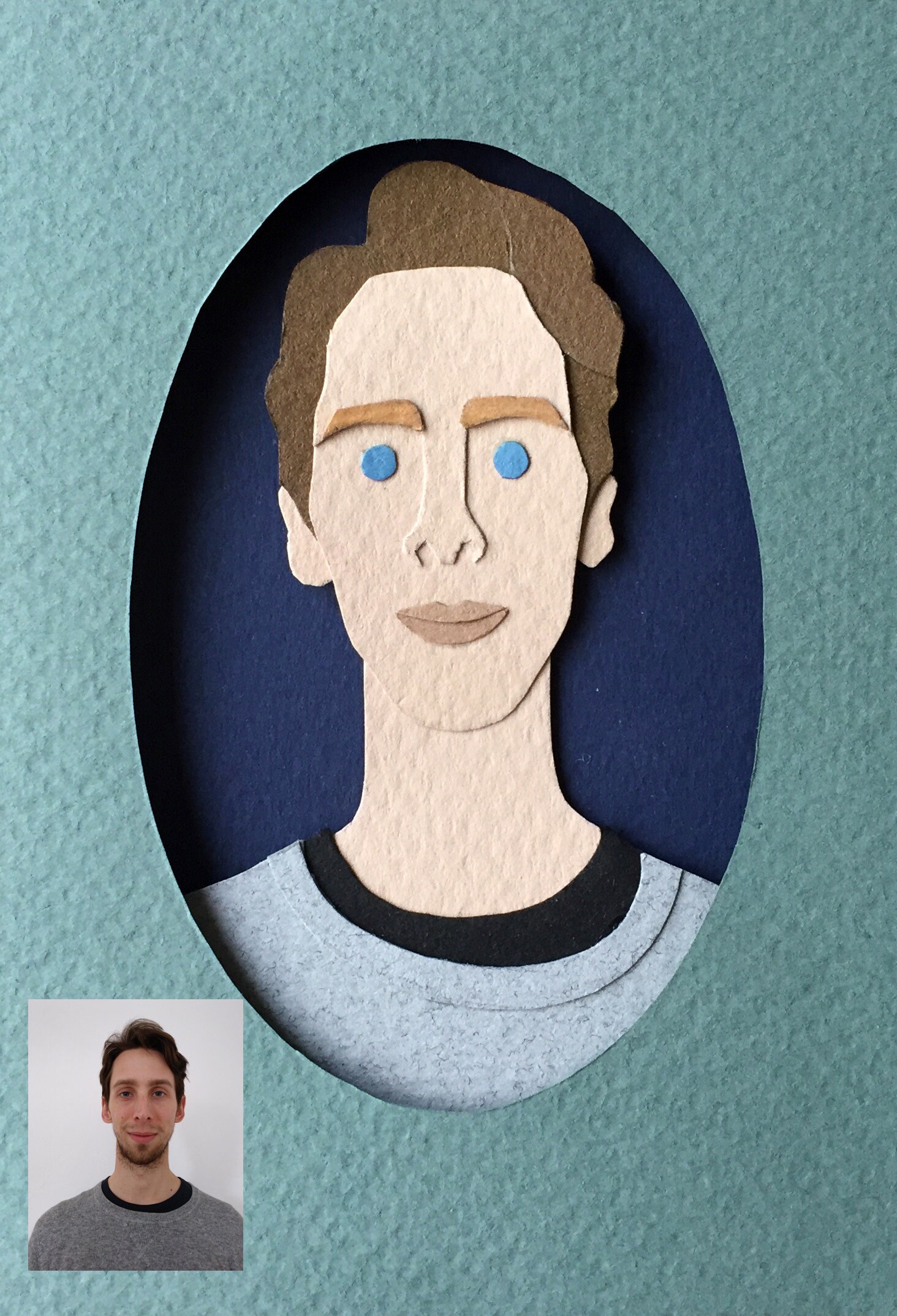 Personalised Papercut Single Portrait - Etsy