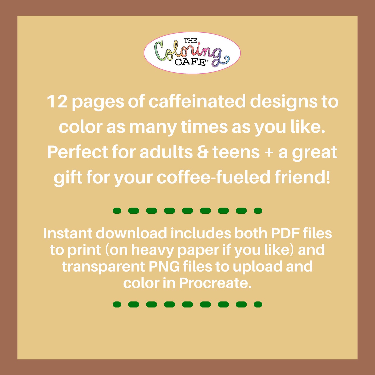 Coffee Coloring Book/instant Download/procreate/pdf to Print - Etsy