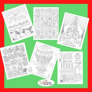 Christmas Coloring Book/digital/instant Download/procreate/printable - Etsy