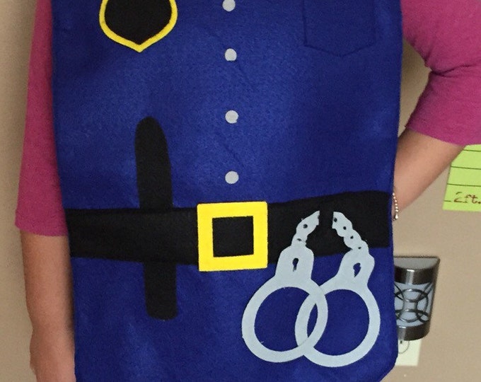 Pretend Play VEST Police - Etsy