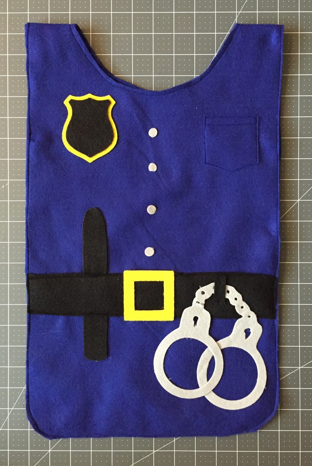 Pretend Play VEST Police - Etsy