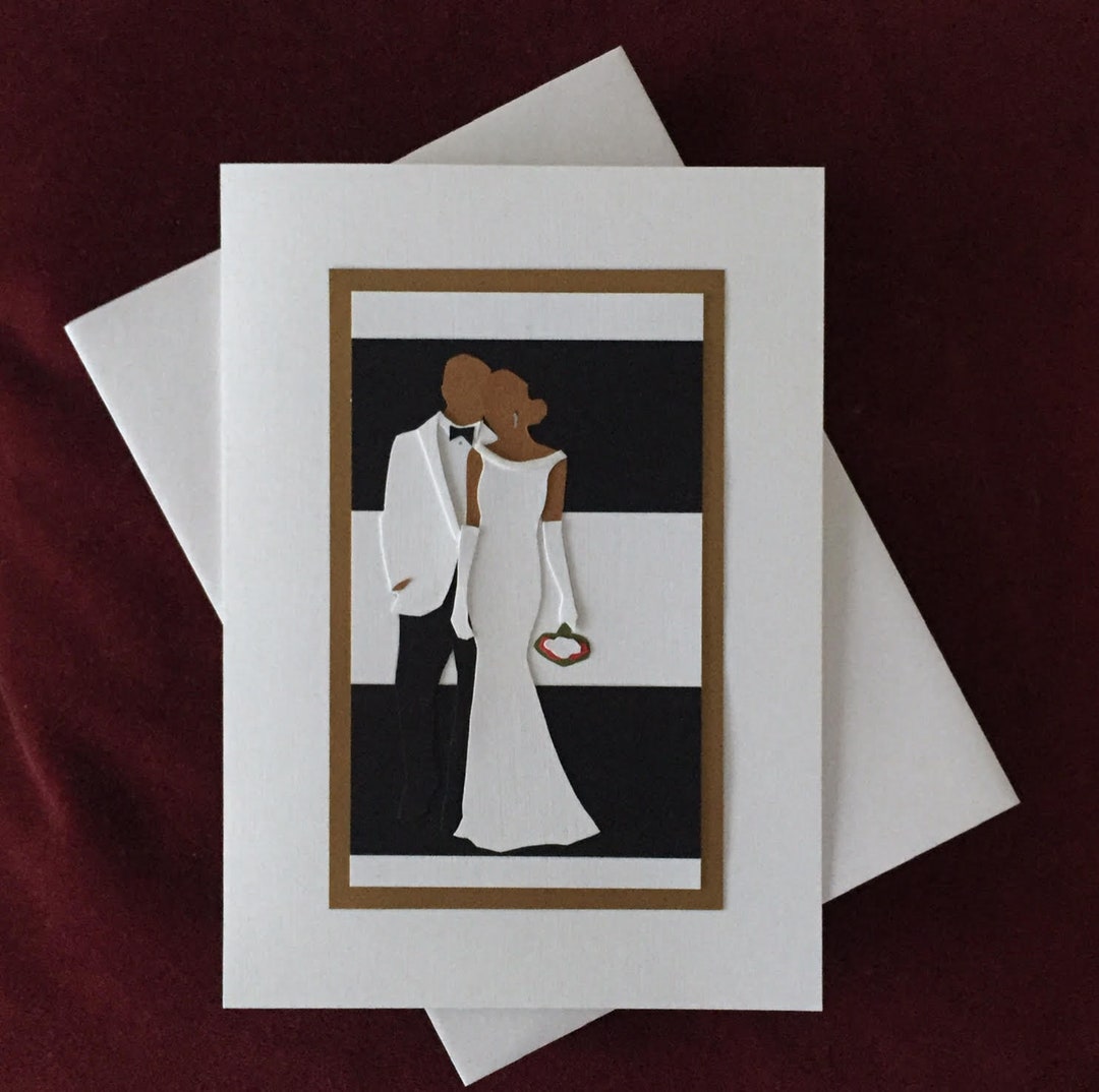 WEDDING CARD, Handmade, Bride and Groom Card, Anniversary Card,new ...