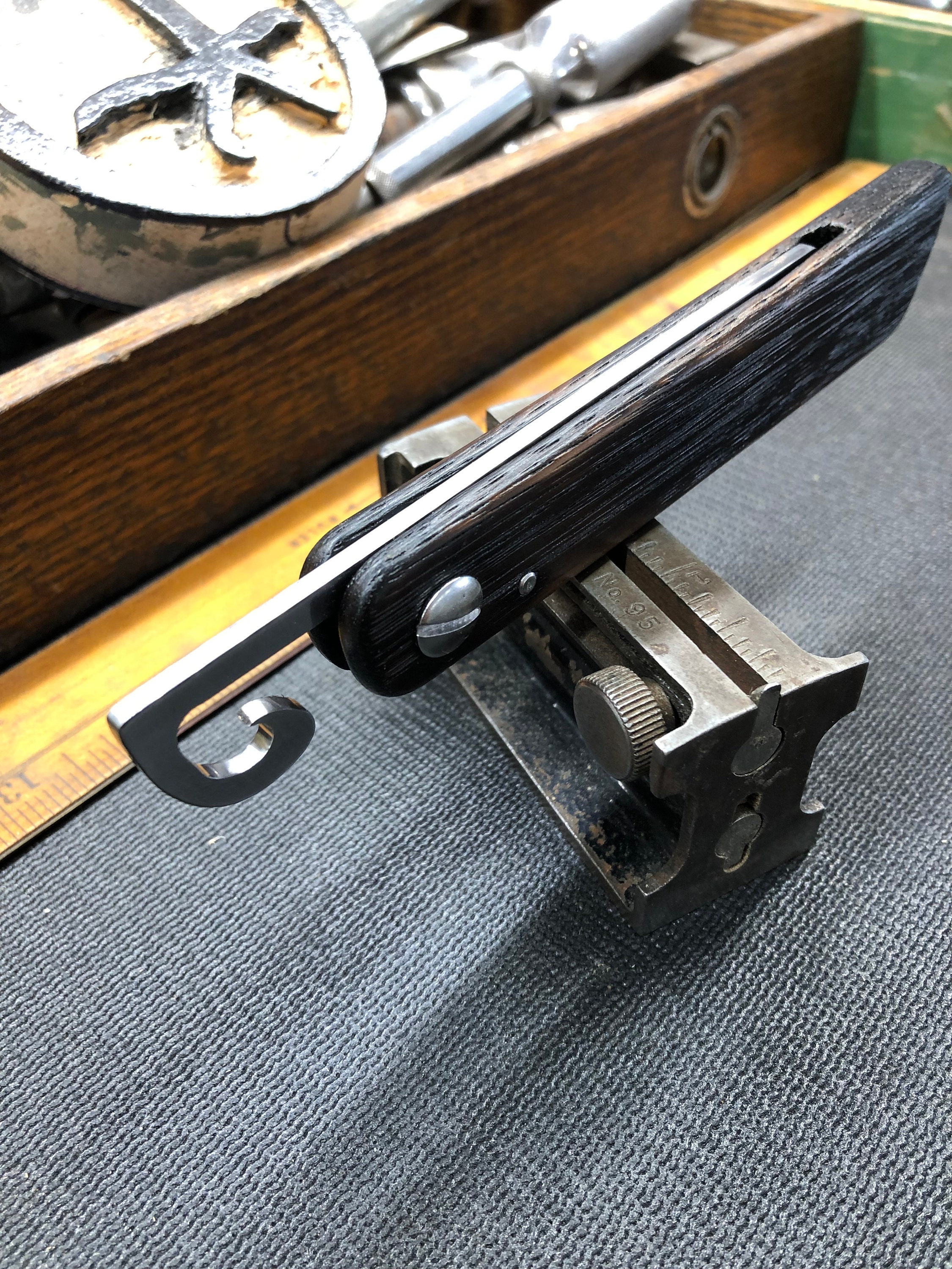 Friction Folder Handmade Forged High Carbon Steel Folding - Etsy