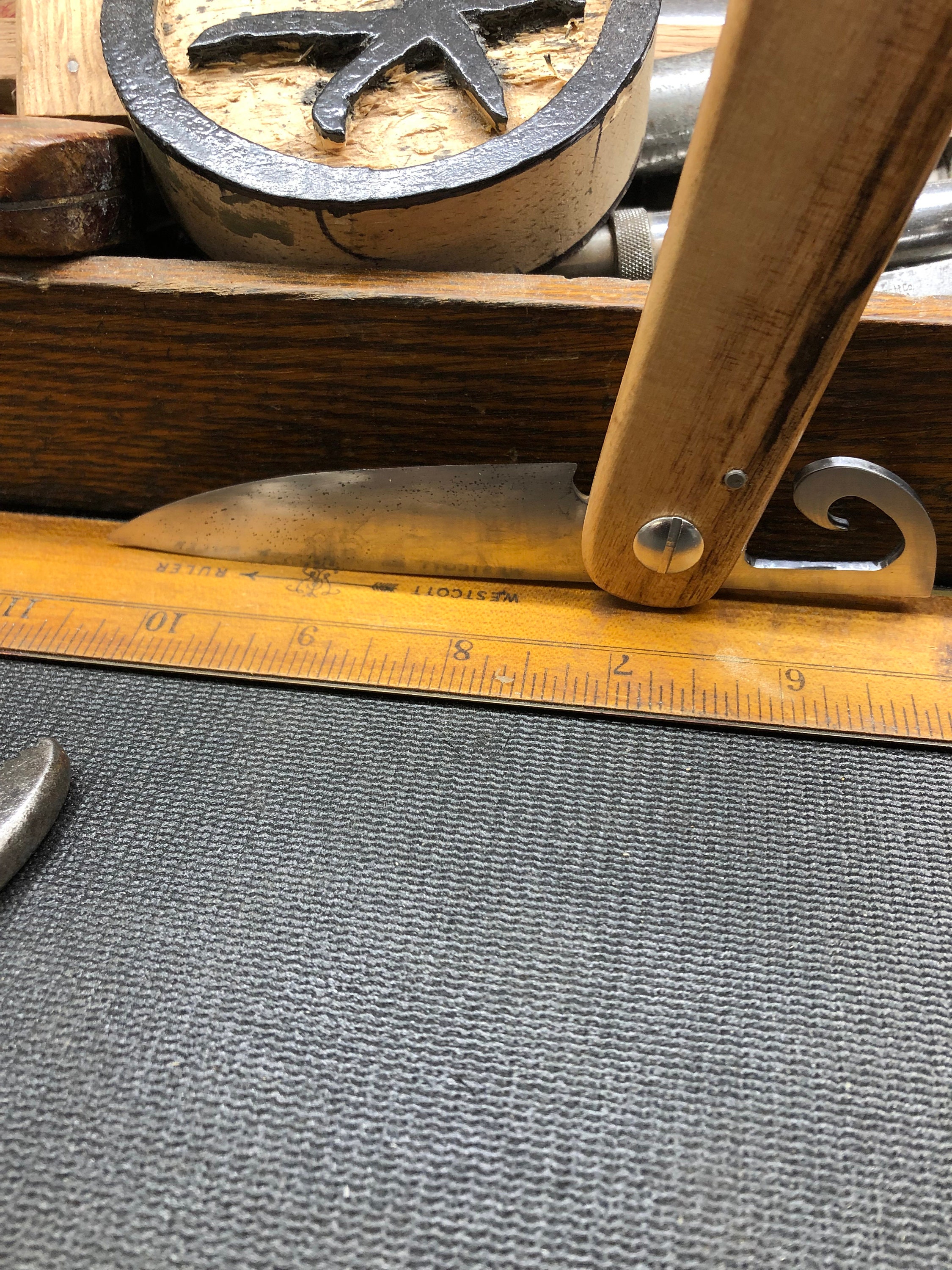 Friction Folder Handmade Forged High Carbon Steel Folding - Etsy