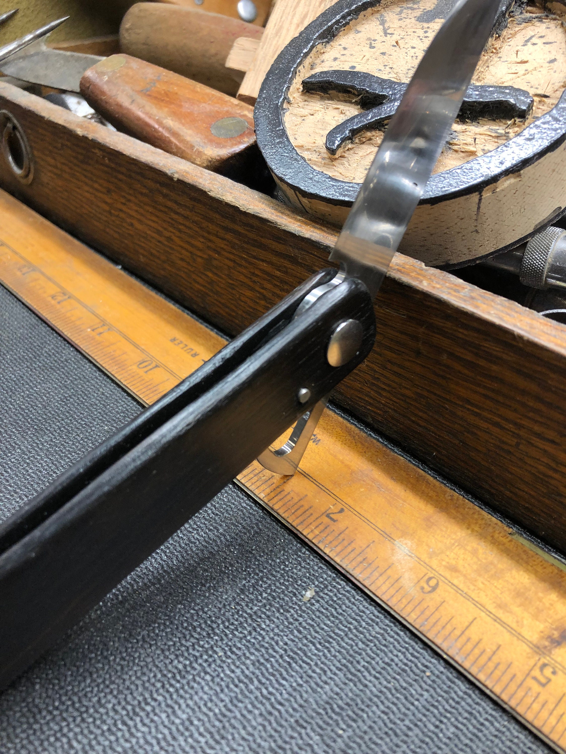 Friction Folder Handmade Forged High Carbon Steel Folding - Etsy