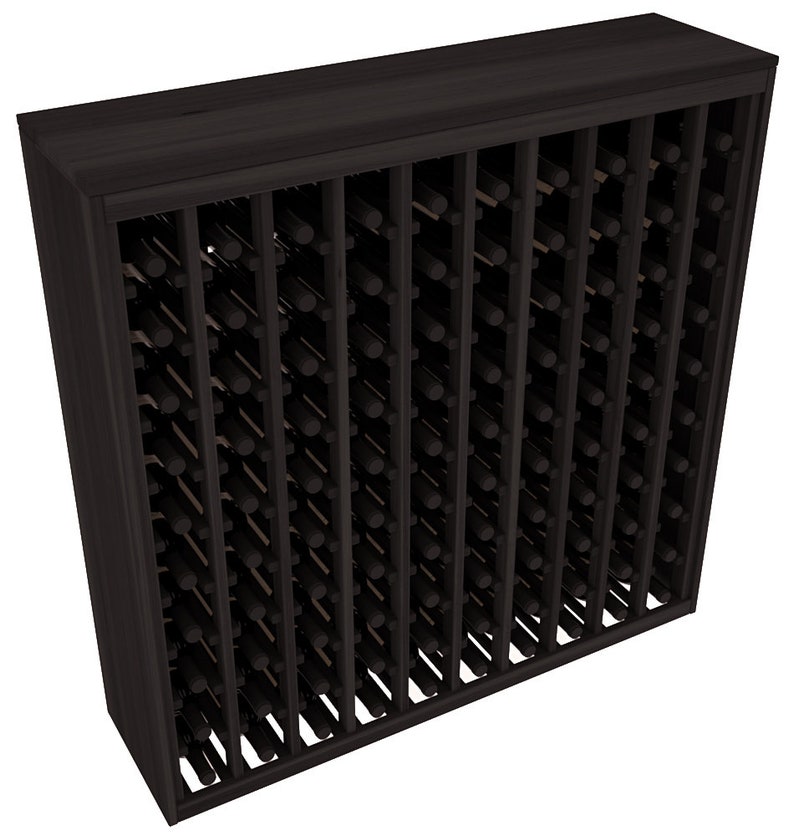 100 Bottle Cabinet Style Wine Storage Rack Kit in Redwood. - Etsy