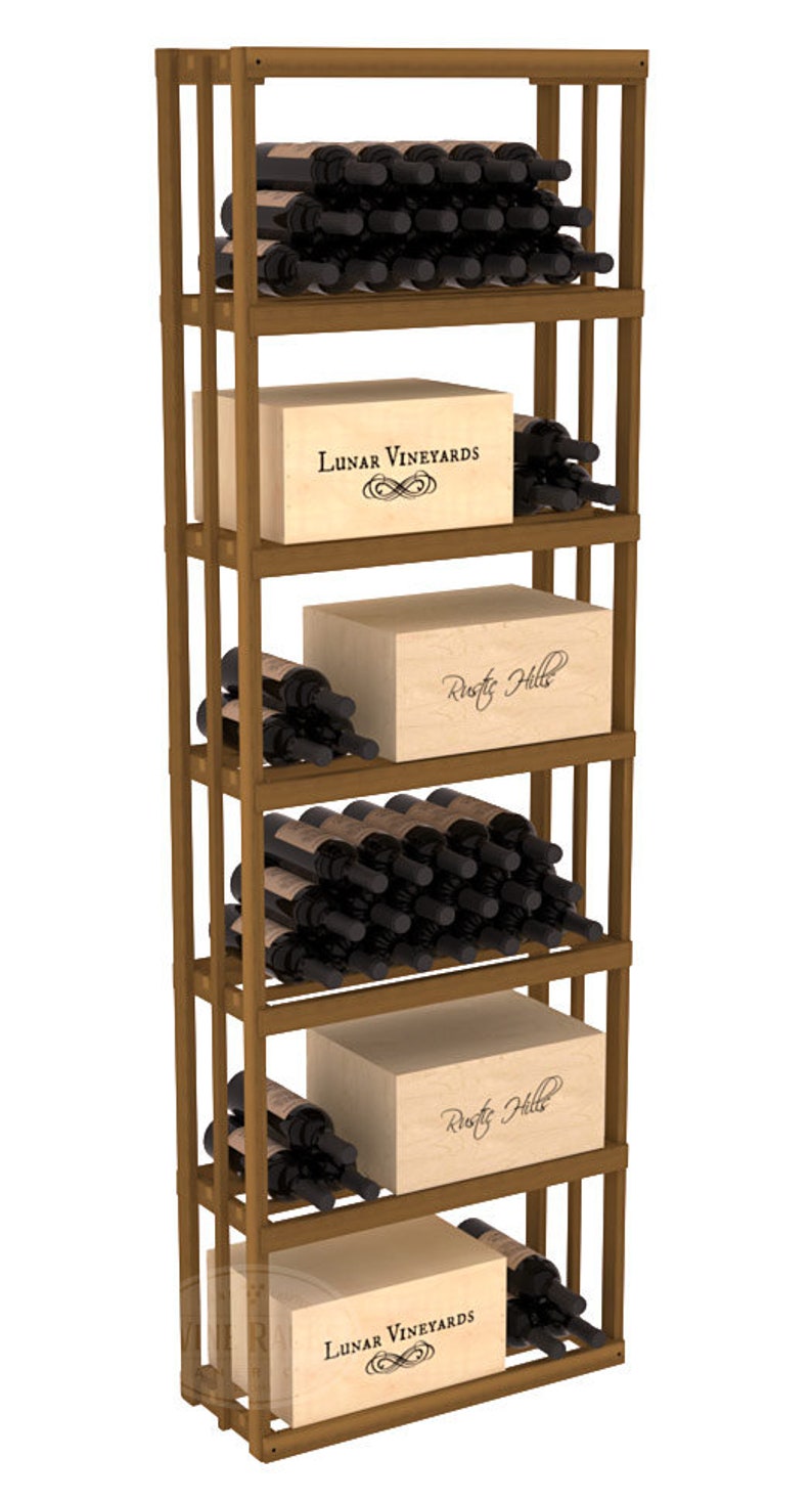 Handmade Wooden 144 Bottle Rectangular Wine Storage Bin in - Etsy
