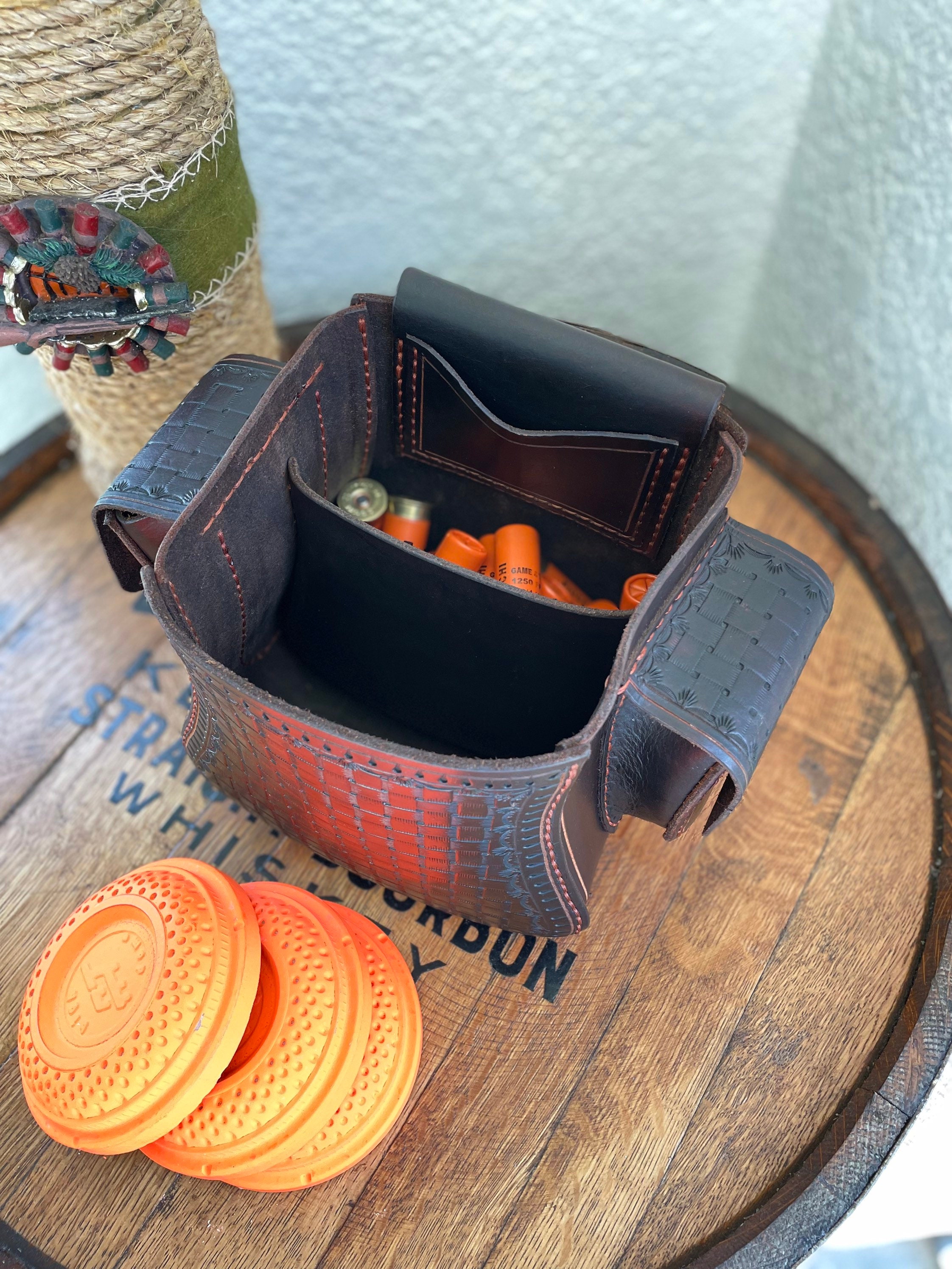 The Tulsi, Shotgun Ammo Pouch. Skeet, Tap and Sporting Clays - Etsy