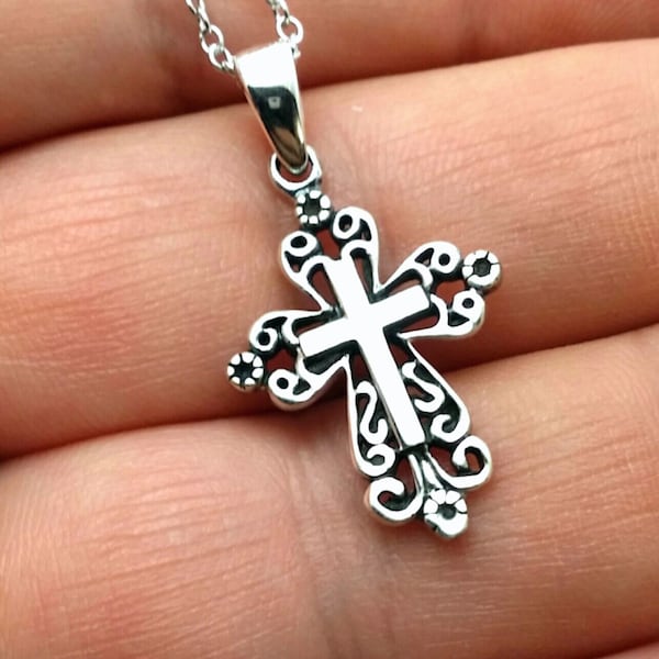 Tween Girl Cross Necklace - Etsy