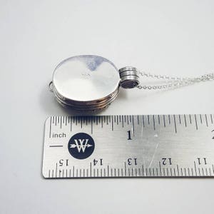 Pill Box Necklace. Secret Box Necklace. Locket Pendant. Peridot ...