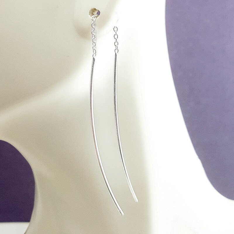 Threader Earrings - Etsy