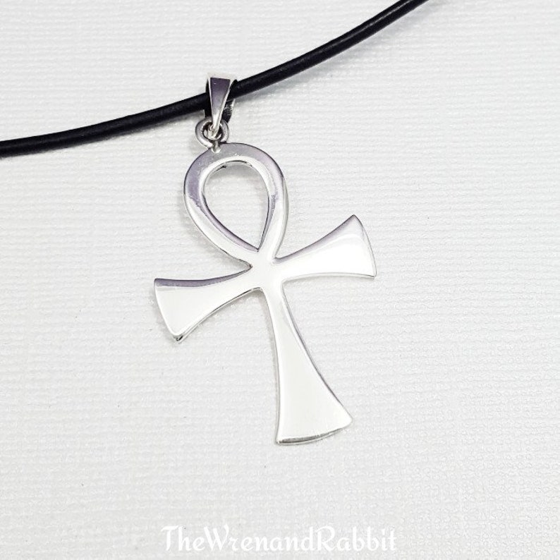 Sterling ANKH Necklace Pendant Eternal Life Immortality - Etsy