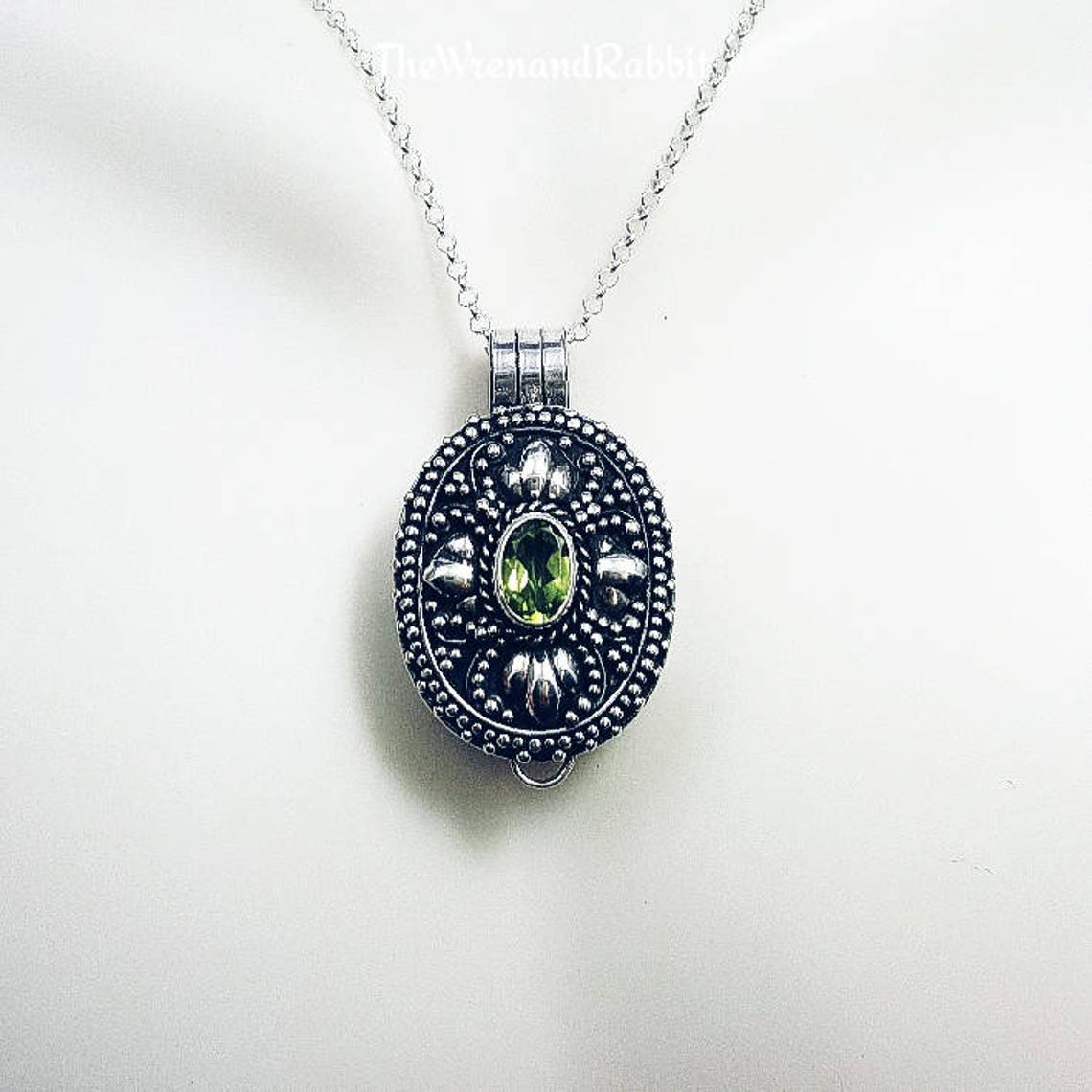 Pill Box Necklace. Secret Box Necklace. Locket Pendant. - Etsy