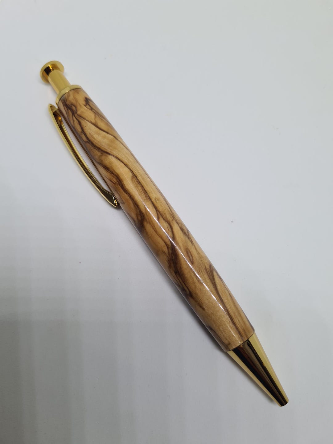 Olive Wooden Pen. Click Mechanism. (code 24D) - Etsy