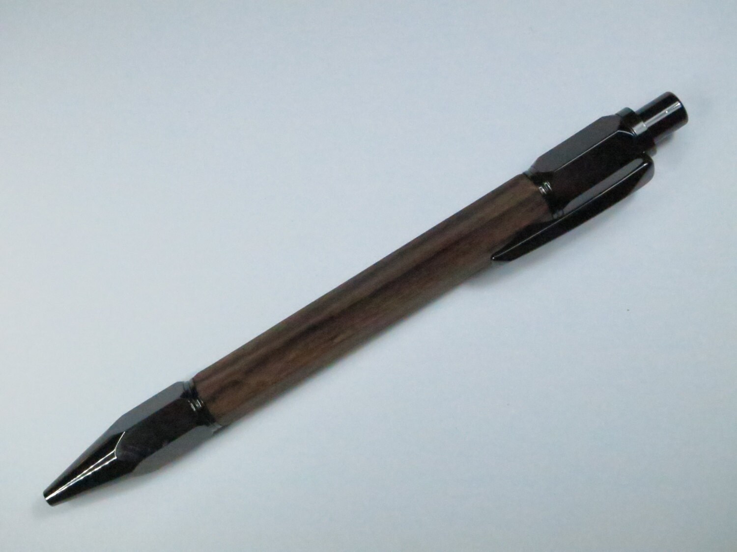 Hexagon Black Wooden Pen #91 - Etsy