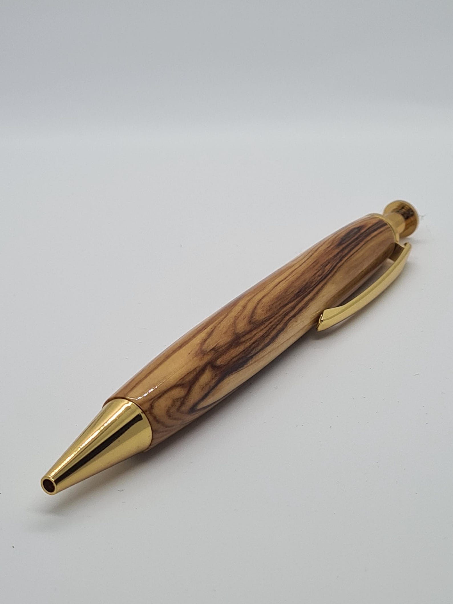 Olive Wooden Pen. Click Mechanism. (code 24F) - Etsy