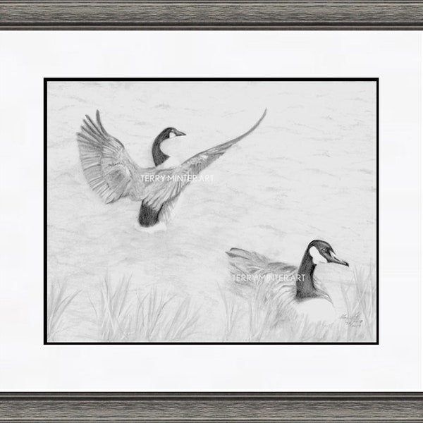 Canada Geese Art - Etsy