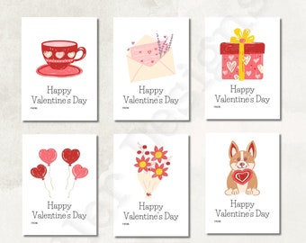 Printable Valentine's Day Cards, Castles and Magic, Classroom Valentine ...